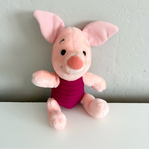 Disney | Toys | Winnie The Pooh Piglet Disney Plush Stuffed Animal Piglet Kids Toy | Poshmark